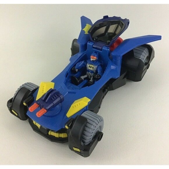 Fisher-Price | Toys | Fisher Price Imaginext Deluxe Batmobile Blue Dc ...